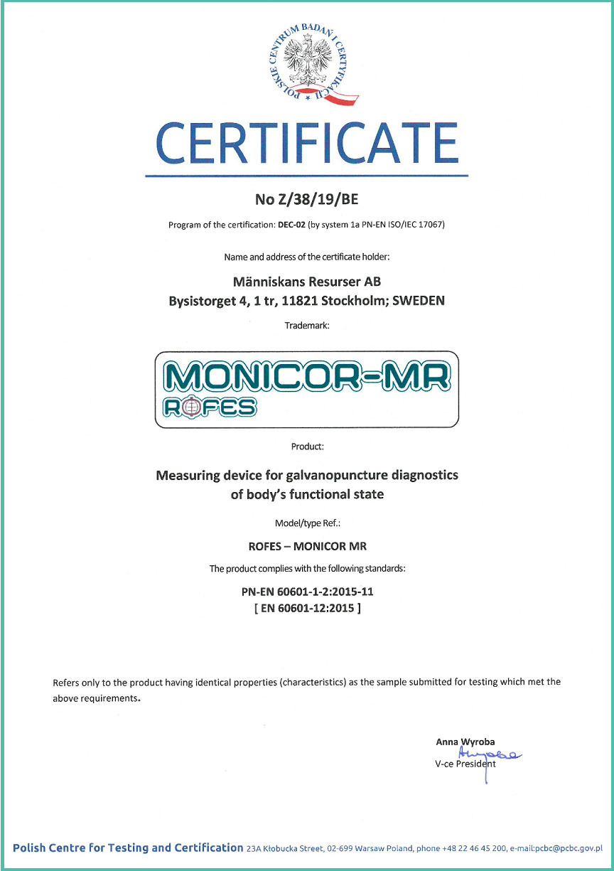 Monicor Diagnostic System – Bioresonance for Therapists & Healers